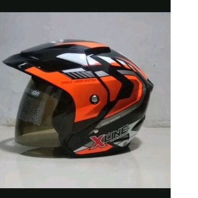 Jual HELM TAKIRA XLINE OREN | Shopee Indonesia