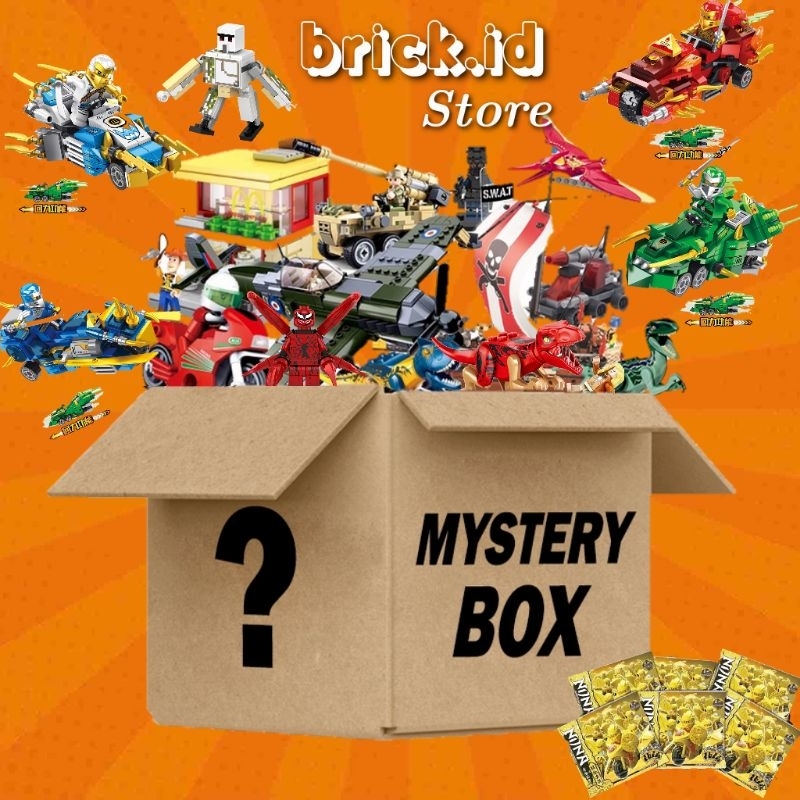 Jual Mystery Box - Kotak Mystery Box isi mainan Balok Dijamin dapat ...