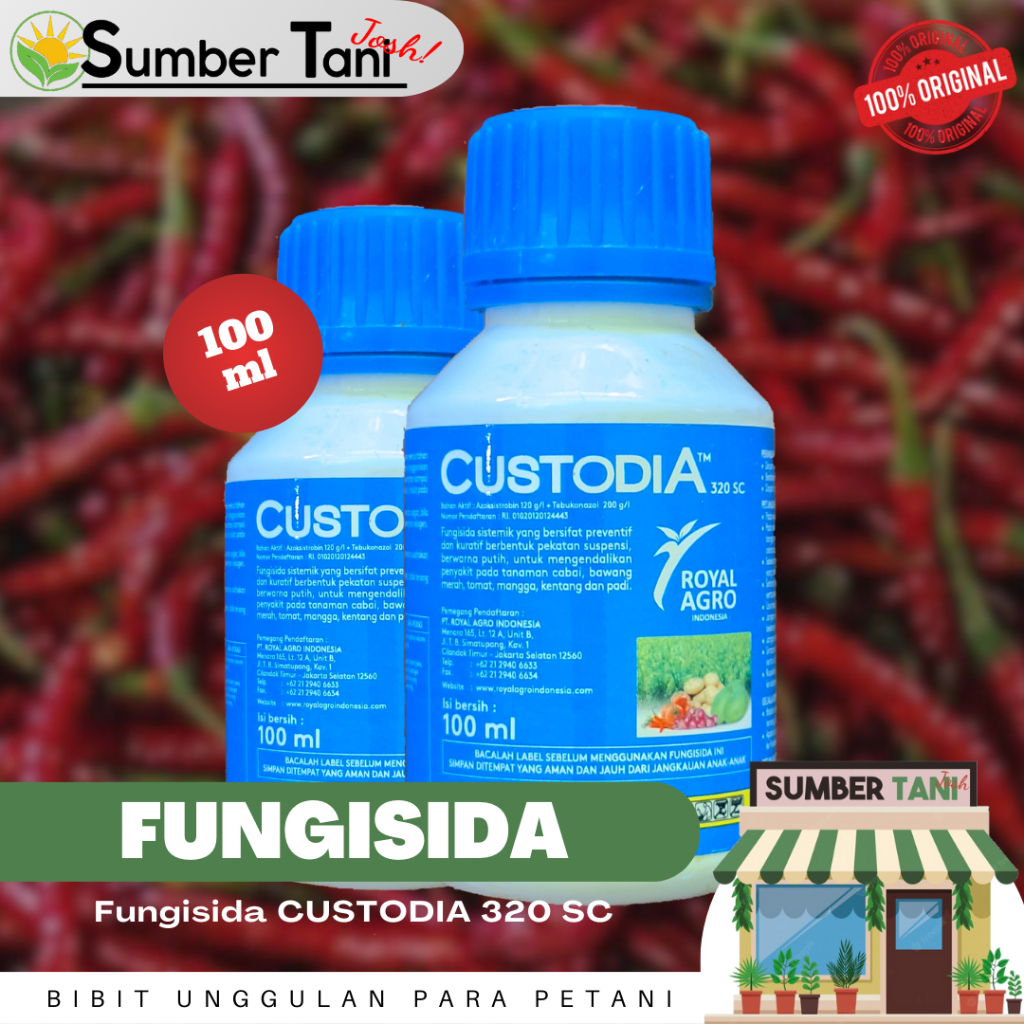 Jual Fungisida Custodia 320SC 100ml Royal Agro Indonesia | Shopee Indonesia