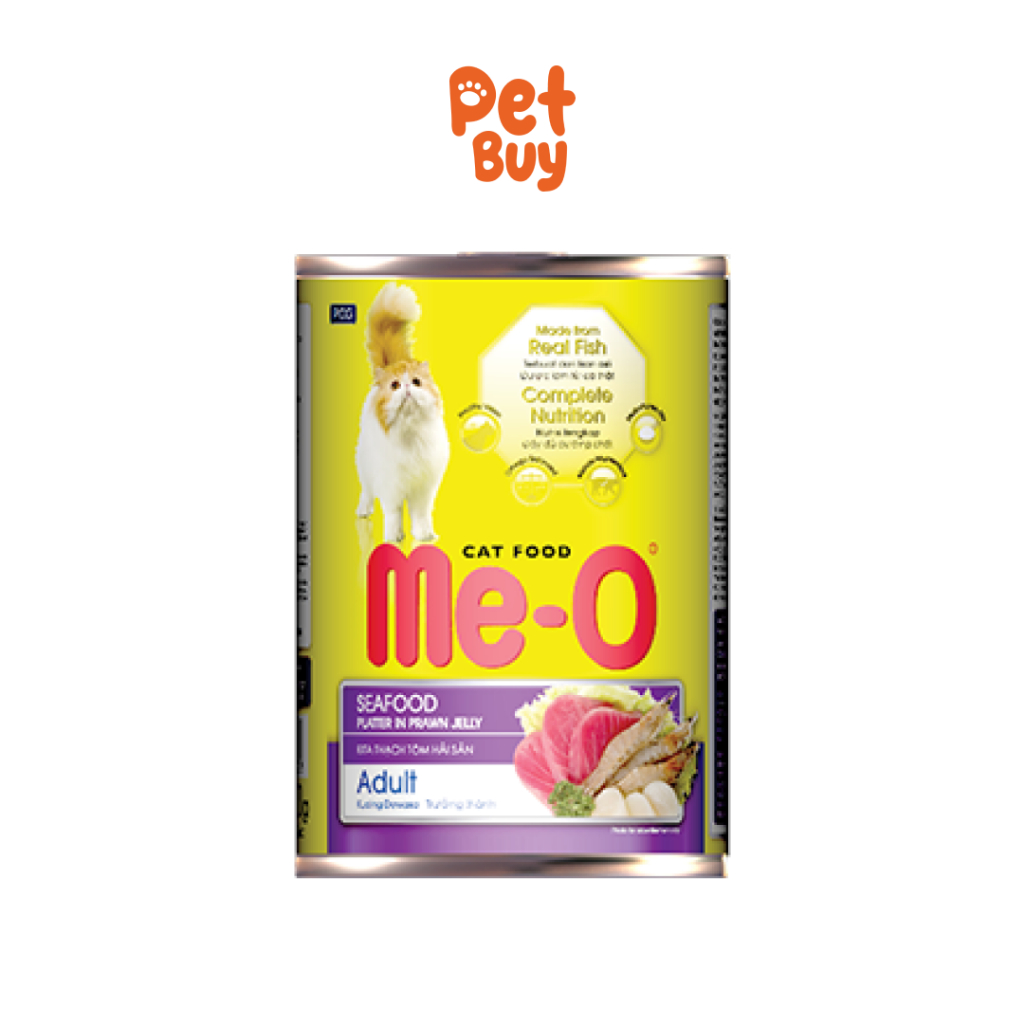Jual Meo Can Kaleng Adult Seafood 400 gr | Shopee Indonesia