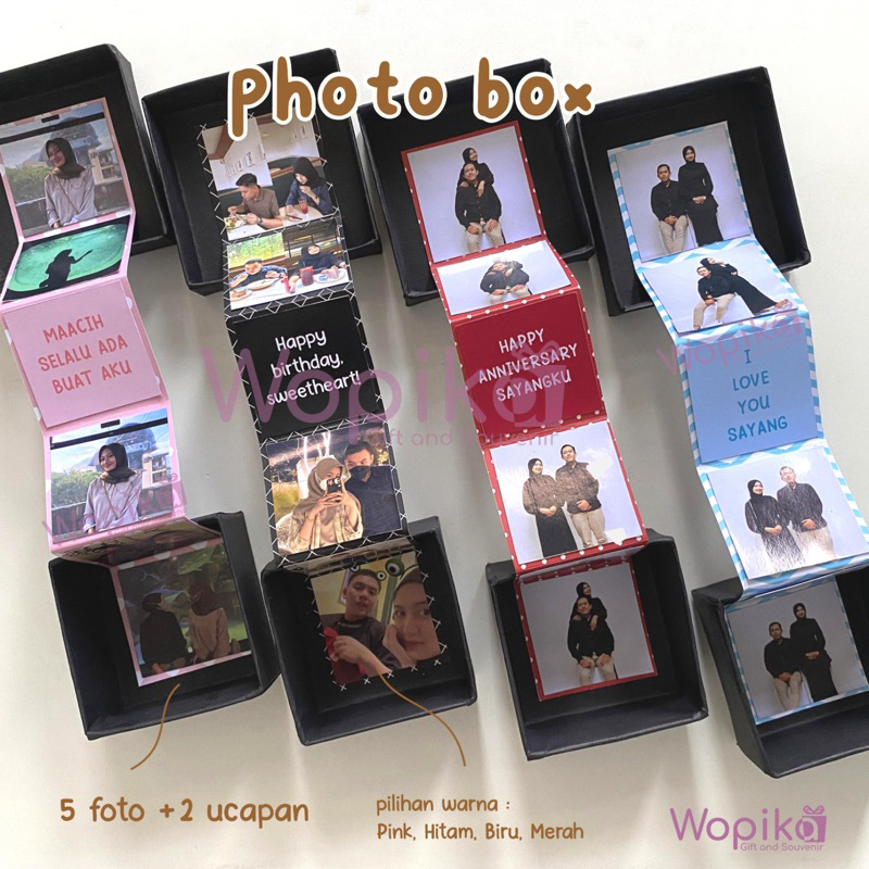 Jual PHOTO BOX PREMIUM | kado anniversary birthday graduation ...