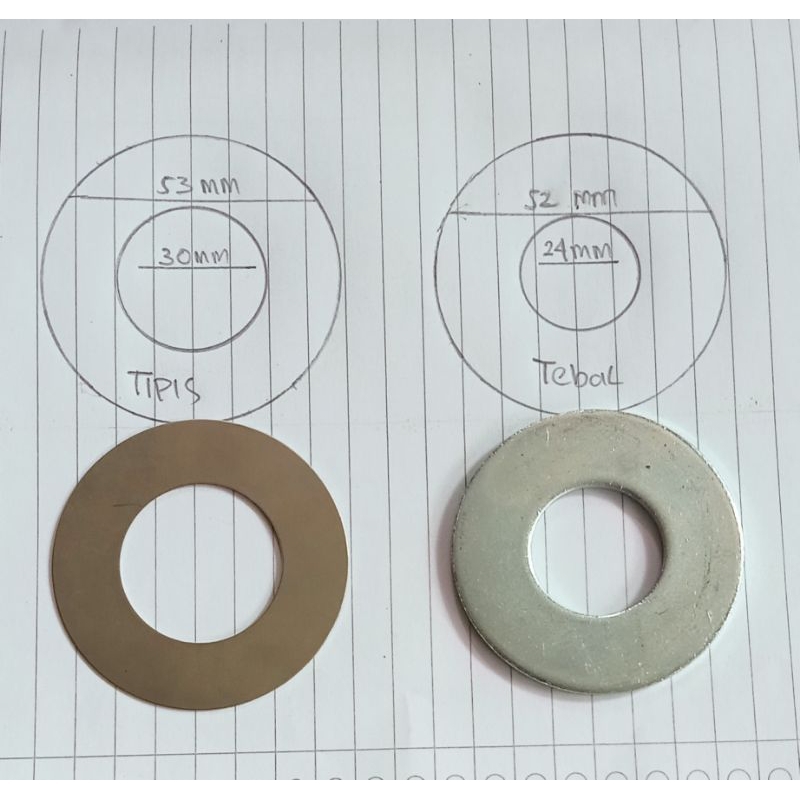 Jual WASHER SPRING PIN RING PEN PER TEBAL DAN TIPIS PS 100,PS 120,PS ...