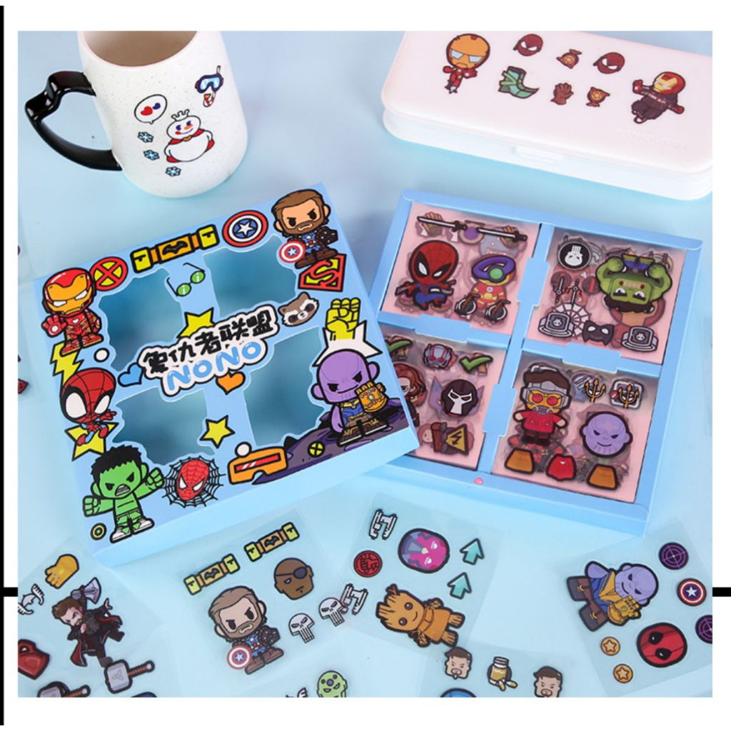 Jual STIKER NONO SUPER HERO ISI 100 PCS KEREN | Shopee Indonesia