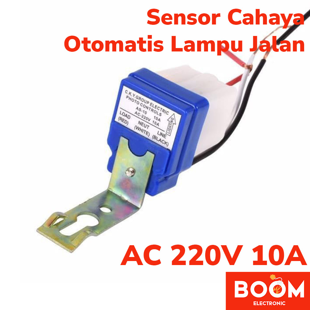 Jual Sensor Cahaya Otomatis AC 220V 10A Lampu Jalanan - 10 Ampere ...
