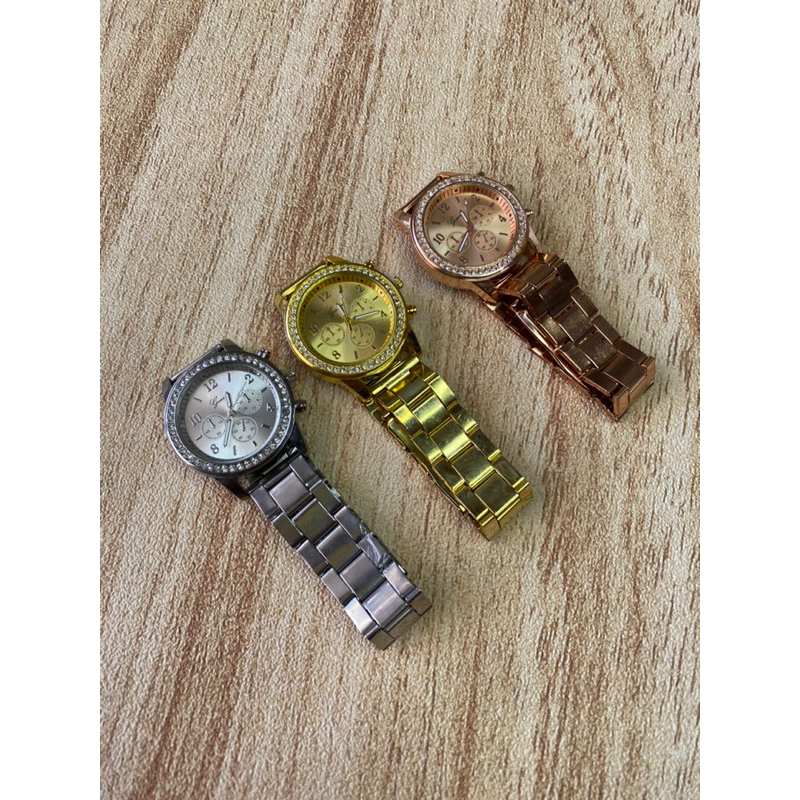 Jual Jam Tangan Rantai Permata Bulat | Shopee Indonesia