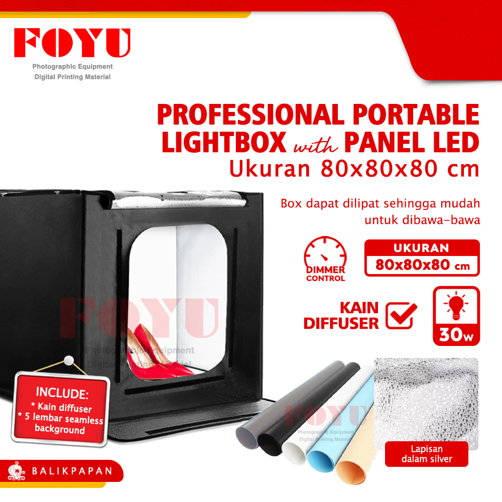 Jual Lightbox Box Kotak Foto Produk Portable Mini Studio Ukuran ...