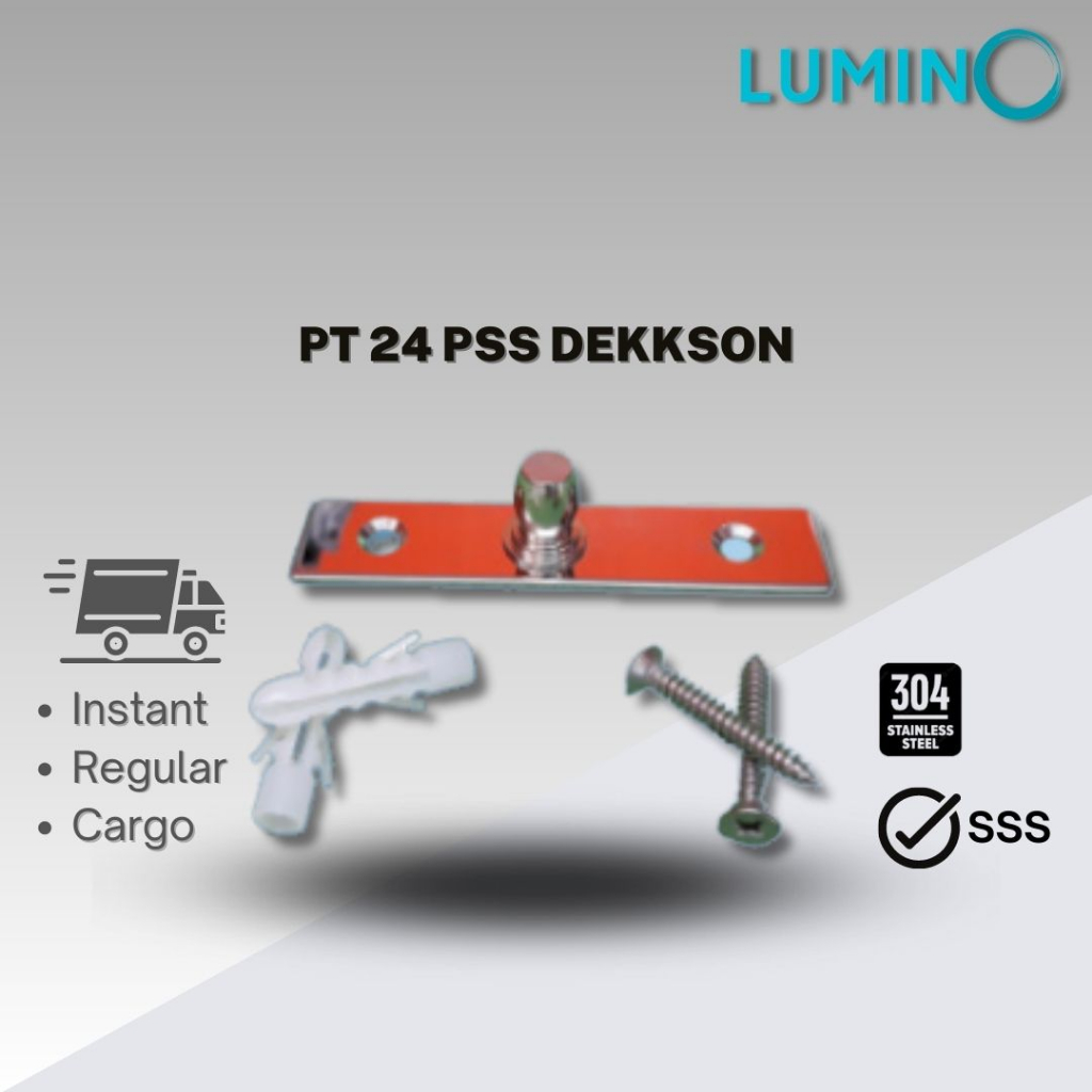 Jual Dekkson PT 24 PSS / Patch Fitting / Jepitan Pintu Kaca | Shopee Indonesia