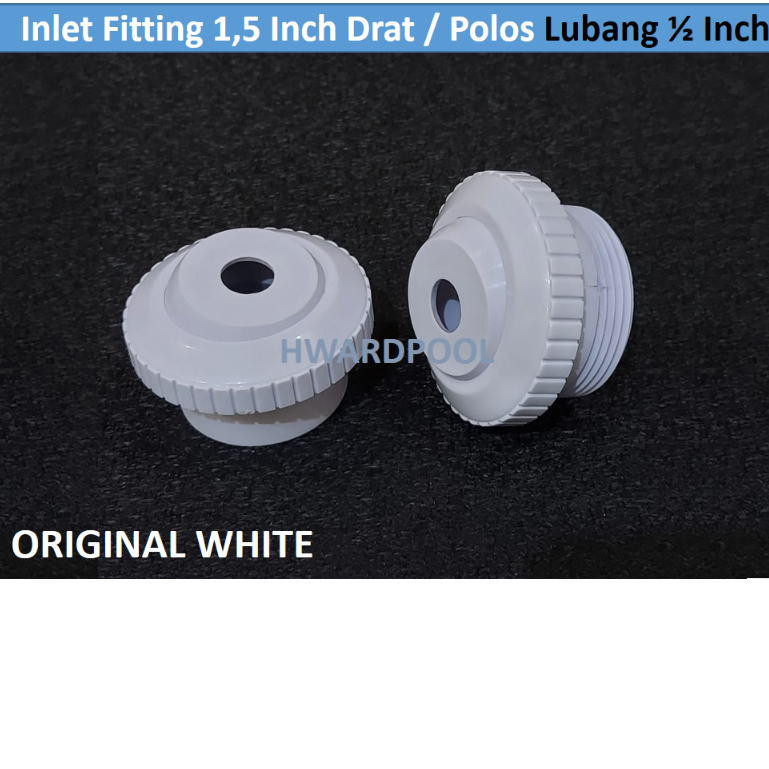 Jual Inlet Fitting Kolam Renang - Putih Mengkilap | Shopee Indonesia