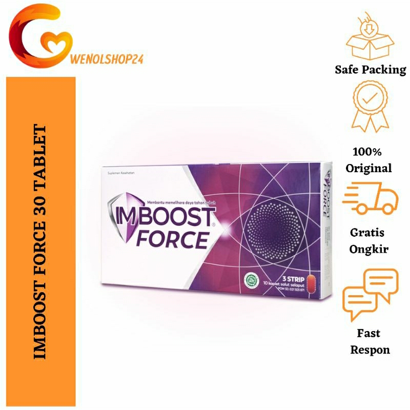 Jual Imboost Force Box 30's Tablet Soho / Echinacea / Vitamin Daya Tahan Tubuh | Shopee Indonesia