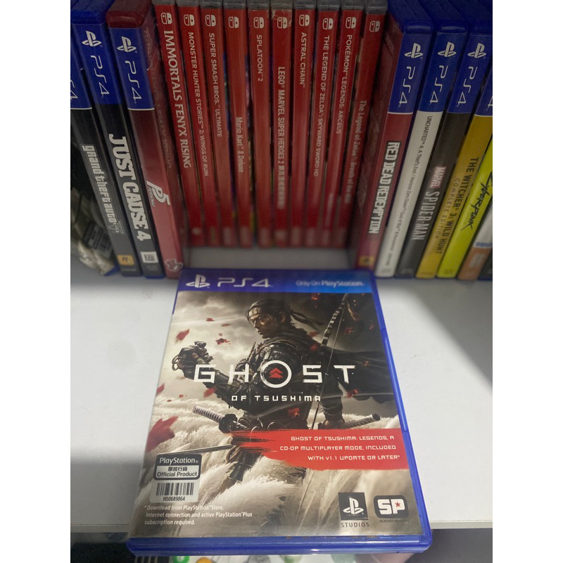 Jual kaset Ps 4 GOW ( ghost of tsushima ) DLC and co op player | Shopee ...