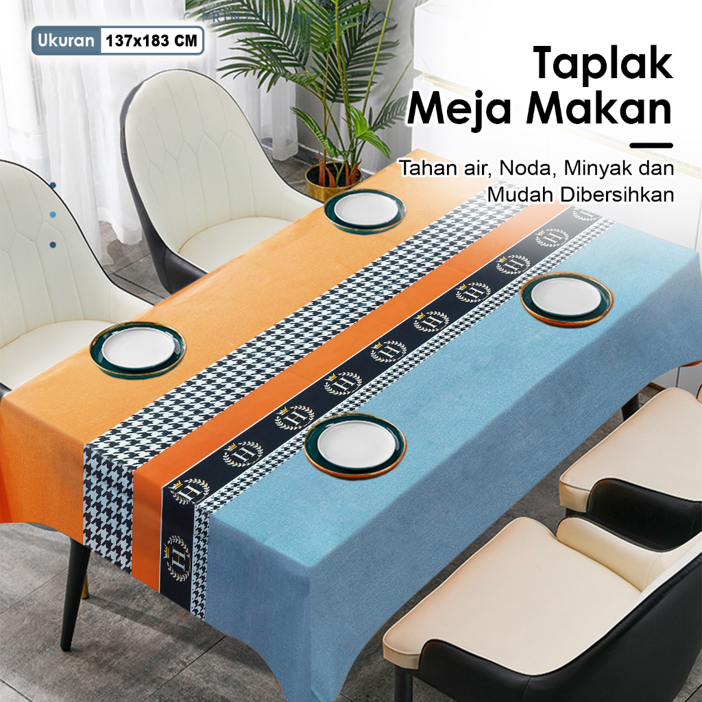 Jual Taplak Meja Makan PEVA Premium Super Tebal Motif Size Jumbo ...