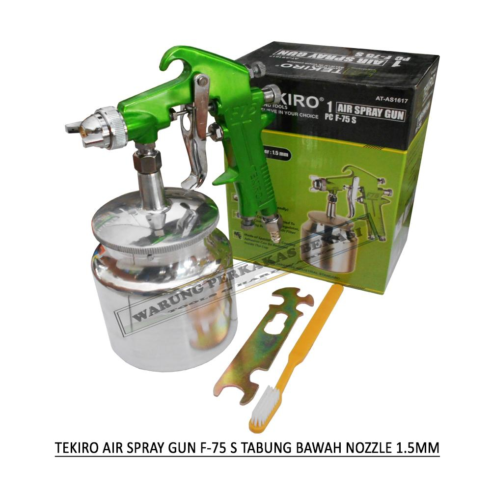 Jual TEKIRO F75G Tabung Atas - F75S Tabung Bawah Air Spray Gun Alat ...