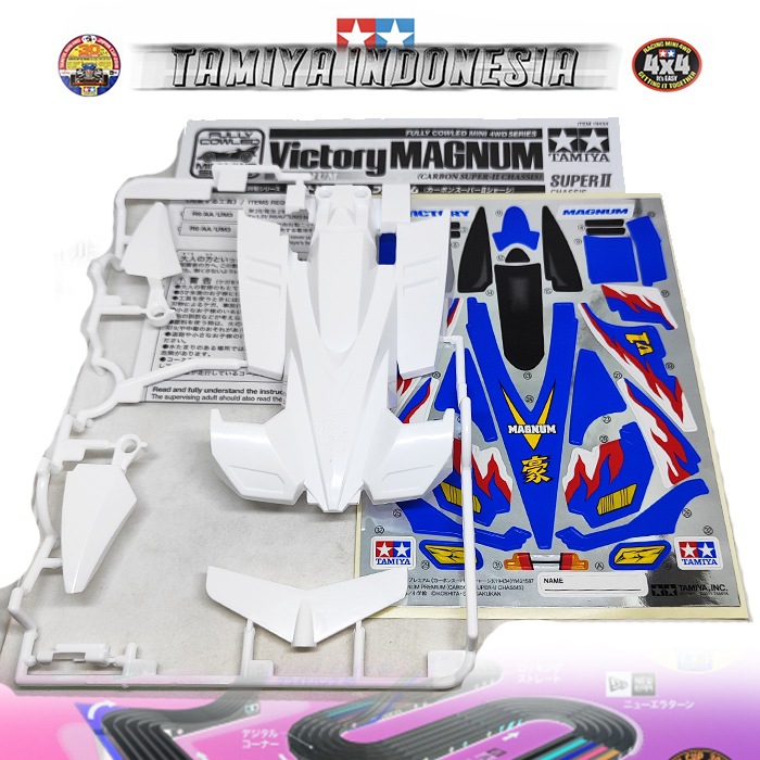 Jual TAMIYA BODY VICTORY MAGNUM PREMIUM + DECAL (LOOSE KIT BOX ...