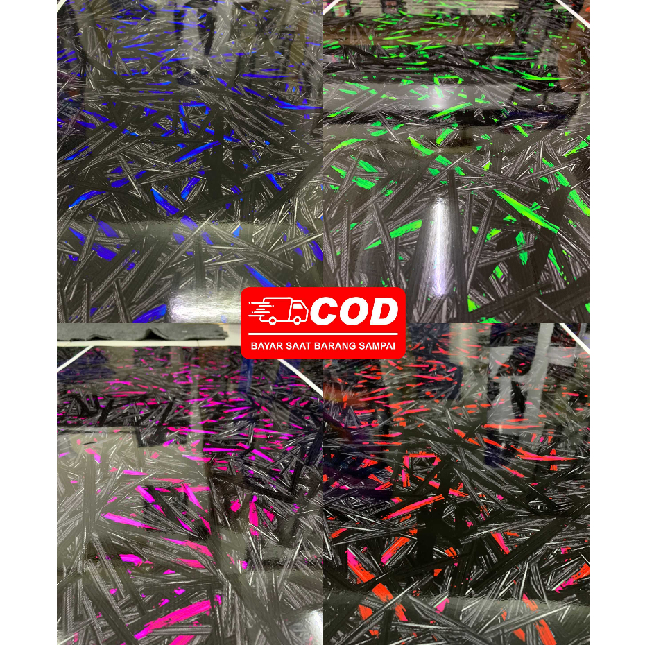 Jual Stiker motif carbon forged sticker carbon hitam stiker karbon ...