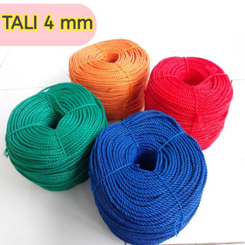 Jual Tali Tampar 4 mm/ Tali Tambang 4 mm (Harga Per meter) PE | Shopee Indonesia