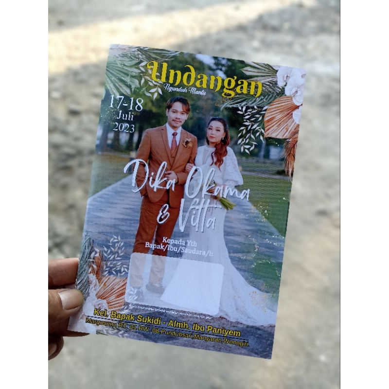 Jual undangan custom pake foto | Shopee Indonesia