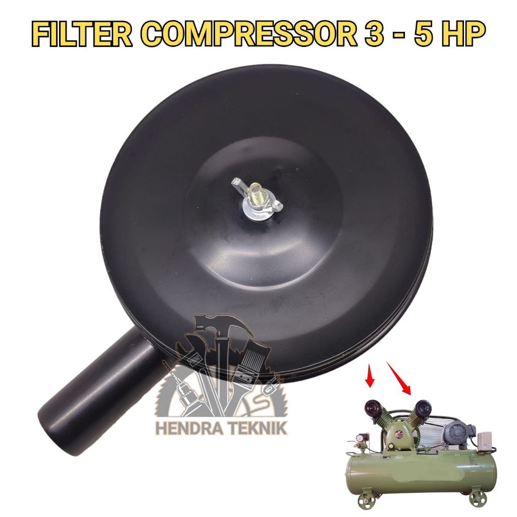 Jual FILTER KOMPRESOR BESI 3HP - 5 HP SARINGAN UDARA MESIN COMPRESSOR ...