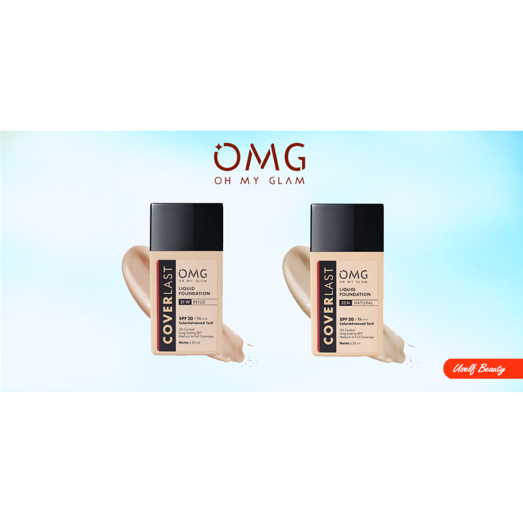 Jual OMG Oh My Glam Coverlast Liquid Foundation - Alas Bedak | Shopee ...
