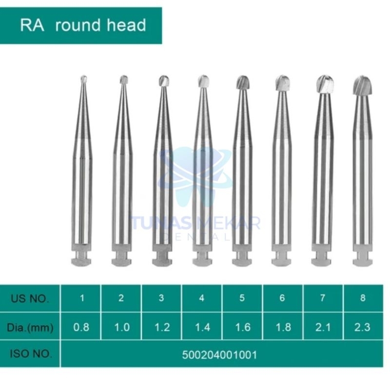 Jual RA Dental Bur Metal Carbide Round Lowspeed Tungsten | Shopee Indonesia