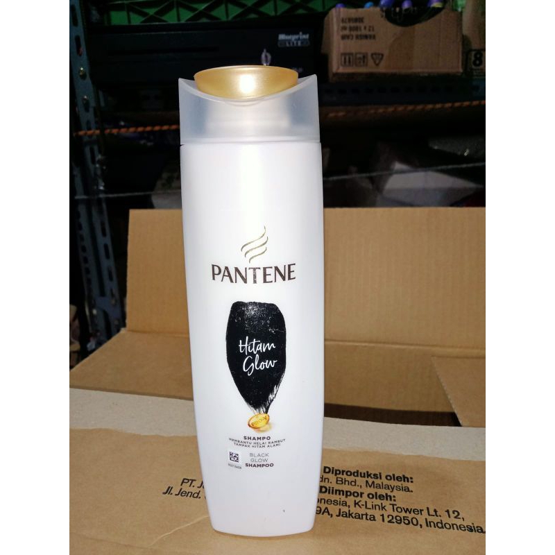 Jual Pantene shampoo hitam glow 160ml black glow 160 ml | Shopee Indonesia
