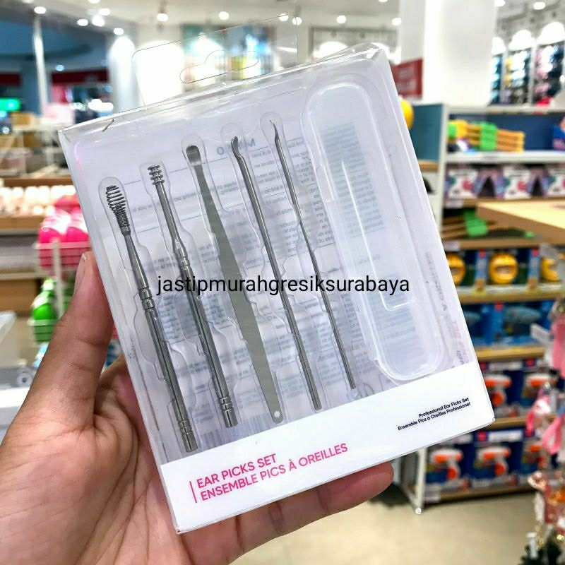 Jual EAR PICKS SET MINISO PEMBERSIH TELINGA MINISO | Shopee Indonesia