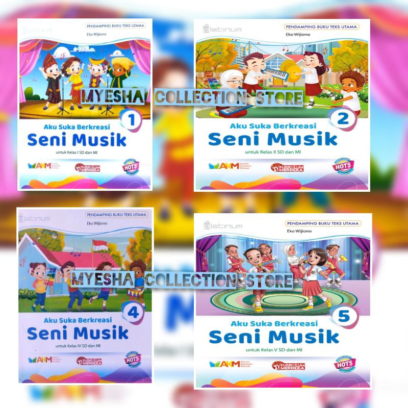 Jual Seni Musik SD Kelas 1,2,3,4,5,6 Kurikulum Merdeka (Tiga Serangkai) | Shopee Indonesia