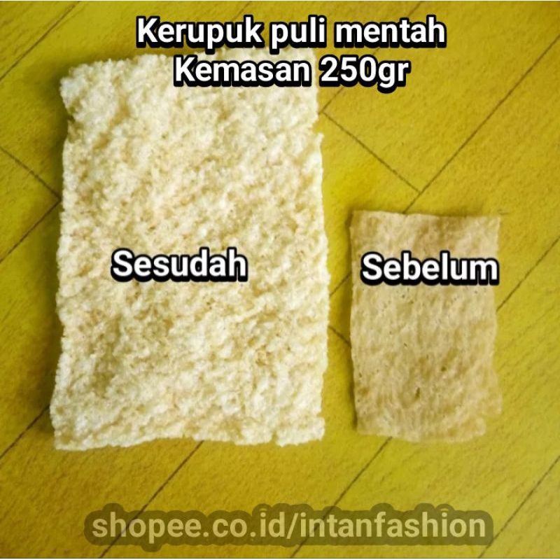 Jual Kerupuk Puli Krupuk Gendar Kampung Jawa 250 gram Mentah | Shopee ...