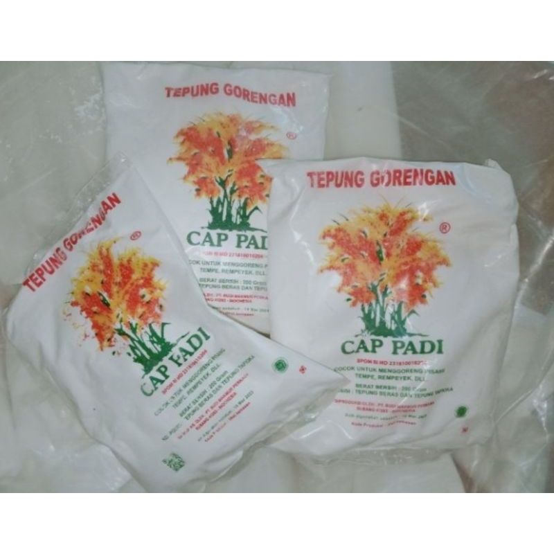 Jual Tepung Gorengan Cap Padi 200 gram (Kombinasi Tepung Beras dan ...