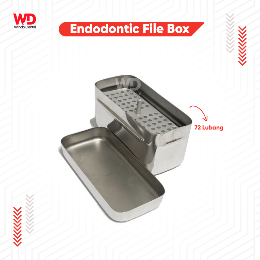 Jual DENTAL ENDO BOX ENDOBOX STAINLESS STEEL 72 HOLE | Shopee Indonesia