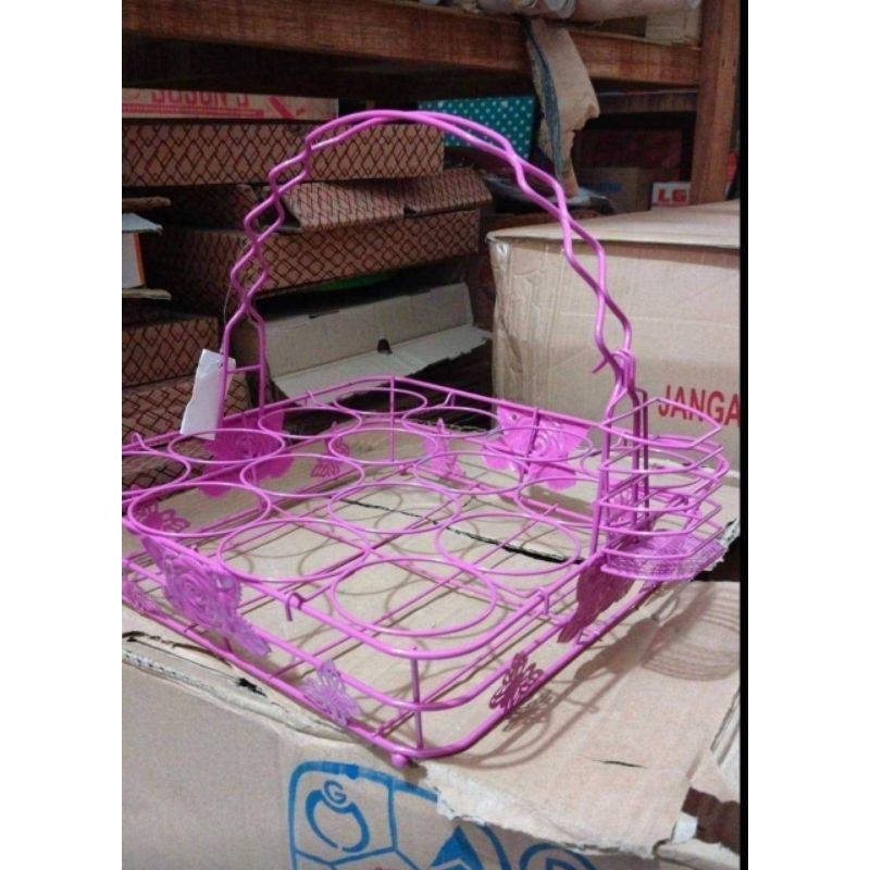 Jual tempat hidangan aqua gelas/ rak Aqua /tempat minum | Shopee Indonesia