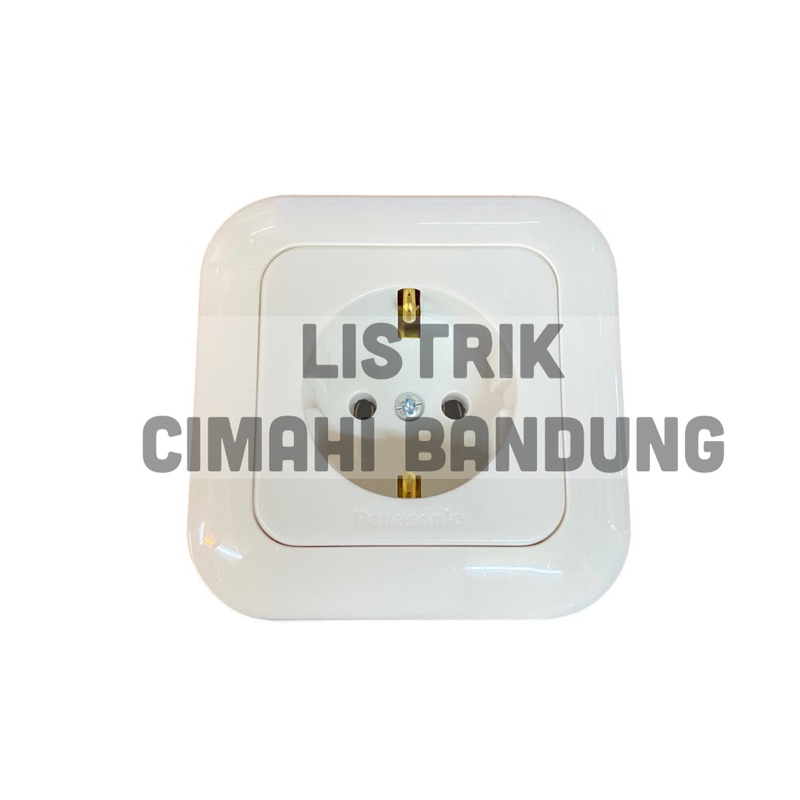 Jual Panasonic Stop Contact / Stop Kontak WEJP 1131-7 warna putih ...