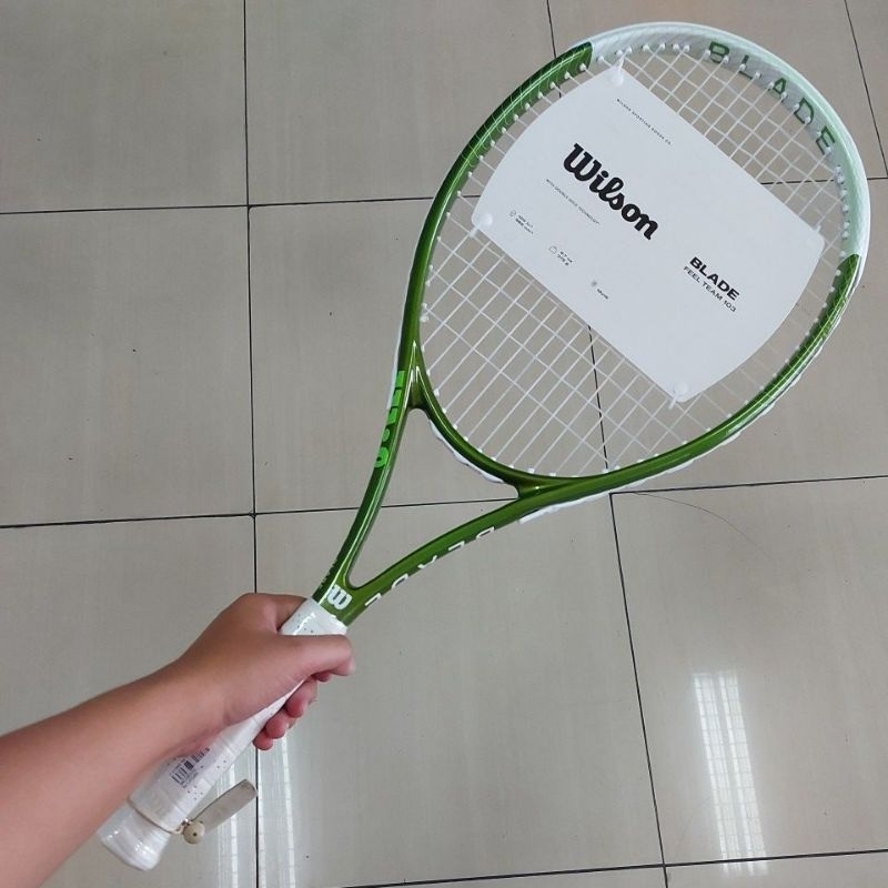 Jual Raket tenis wilson blade feel team 103 ( 103/275gr ) | Shopee ...