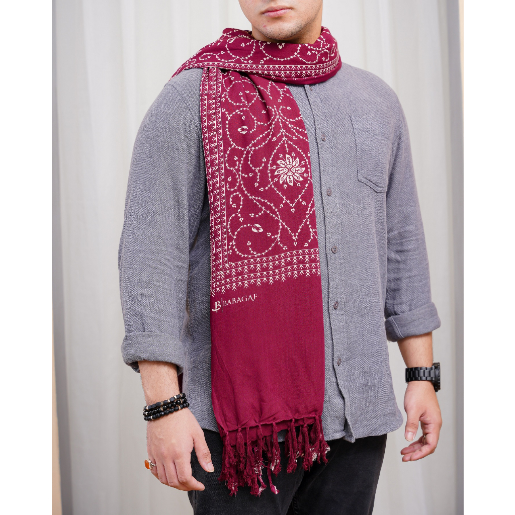 Jual Surban Pria Kashmir Babagaf Motif Printing | Shopee Indonesia