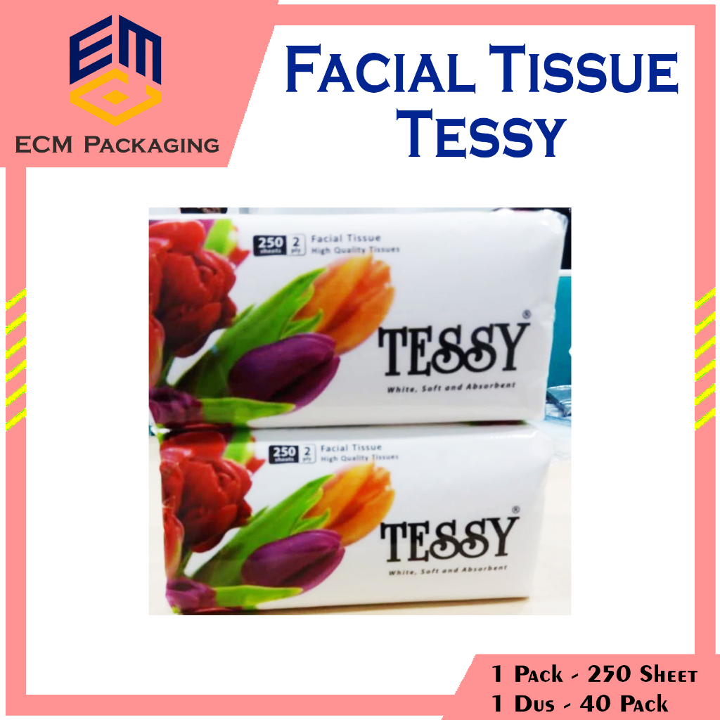 Jual Facial Tissue Tessy 250 sheet 2ply | Shopee Indonesia