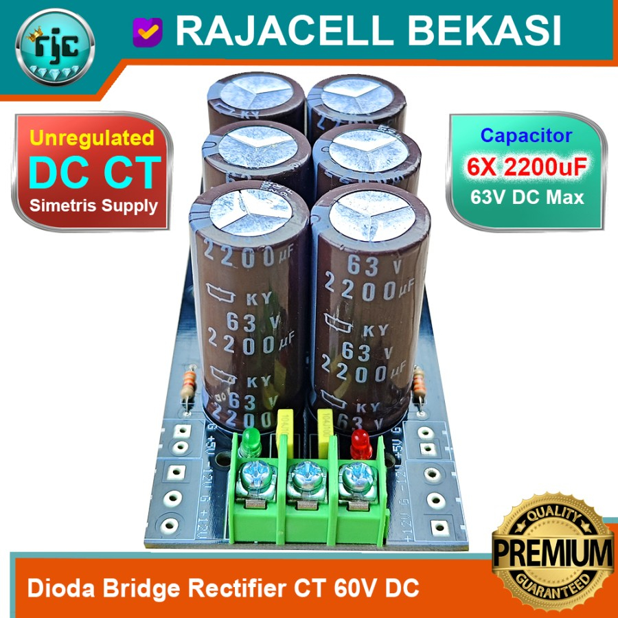 Jual Dioda Bridge DC Rectifier CT Penyearah Tegangan Simetris Power ...