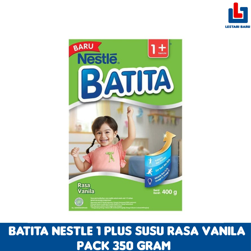 Jual Batita Nestle 1 Plus Susu Rasa Vanila Kemasan Pack 350 Gram | Shopee Indonesia