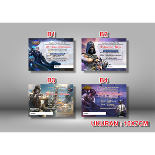 Jual undangan mini Khitan tema mobile dan super hero (mobile legend ...