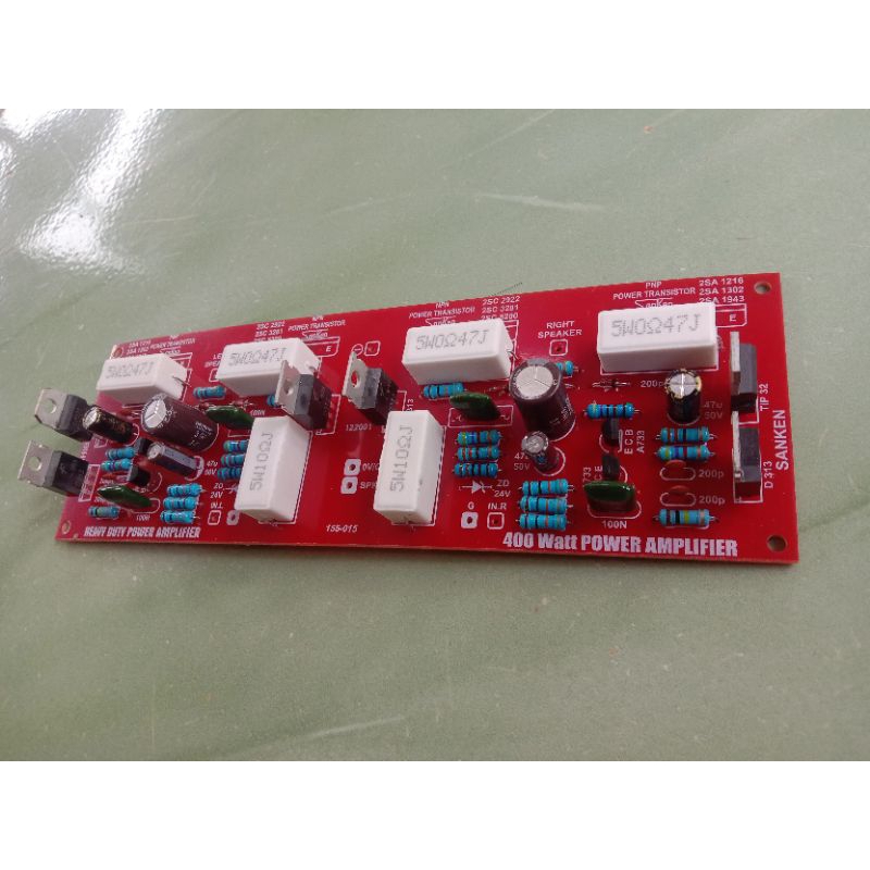 Jual Kit Driver power Ampli Sterio SANKEN 400W spiker aktif (tampa ...