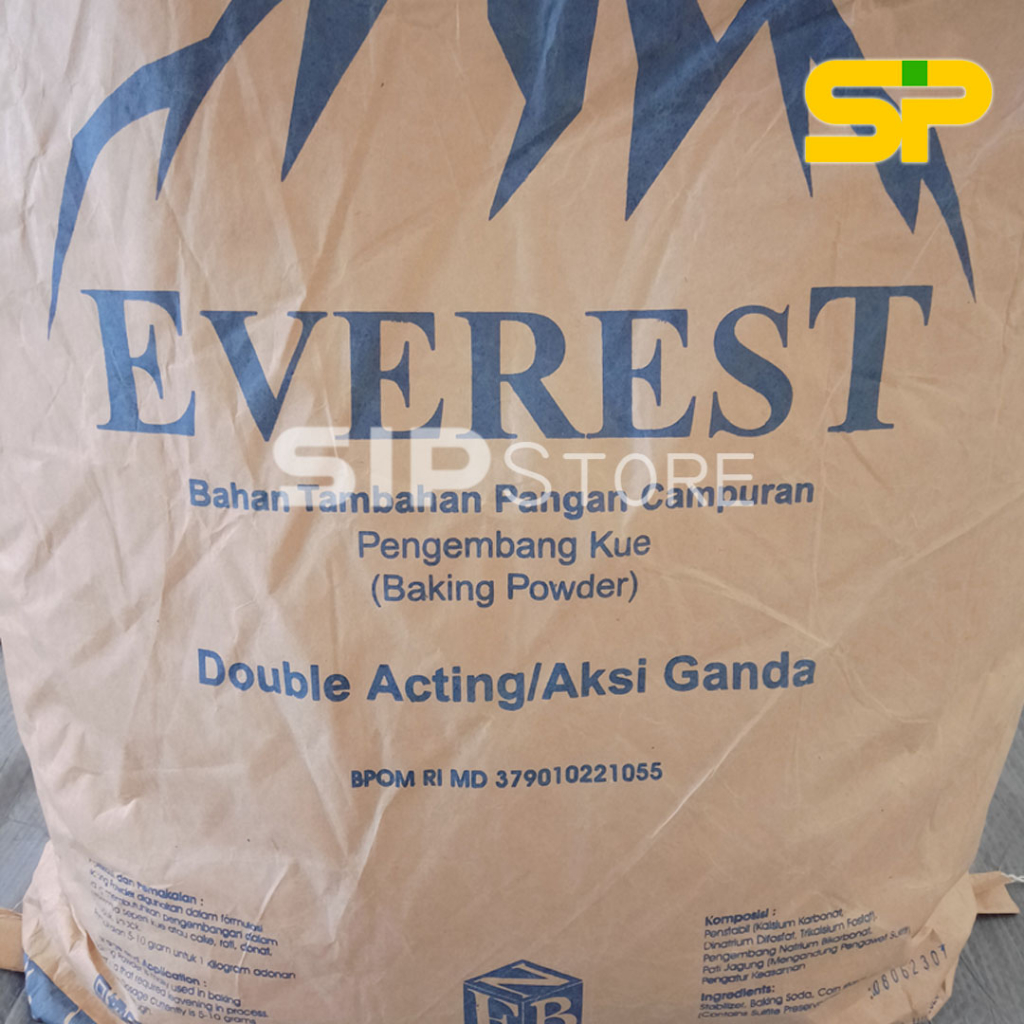 Jual Baking Powder "EVEREST" @25kg / Pengembang Kue @25kg | Shopee ...