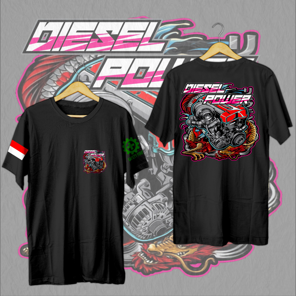 Jual KAOS DIESEL POWER MERCHANDISE| KAOS REQUEST NOMOR DAN NAMA RACING ...