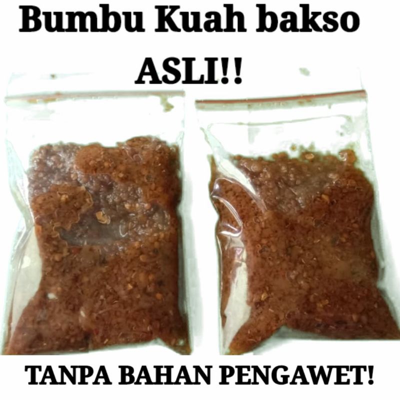 Jual Bumbu Kuah Bakso 40 gram Asli produk tukang bakso | Shopee Indonesia