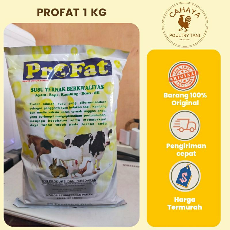 Jual Susu PROFAT 1 KG (Susu Formula Hewan Pengganti Susu Indukan Hewan ... Jual Susu PROFAT 1 KG (Susu Formula Hewan Pengganti Susu Indukan Hewan ...