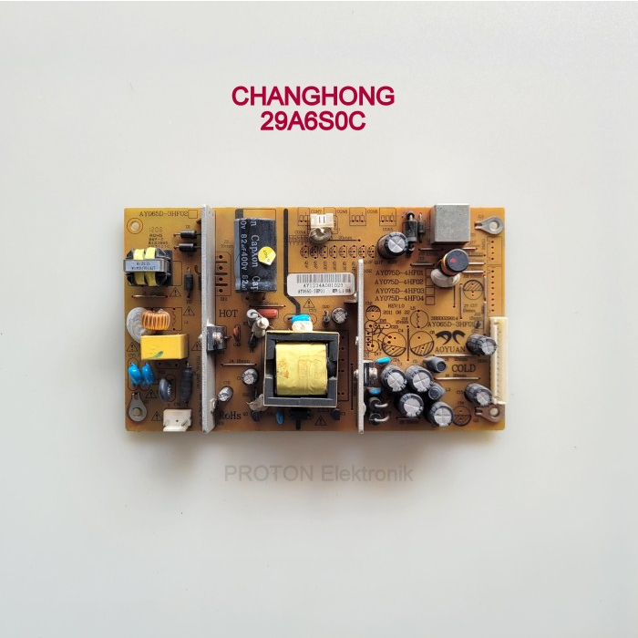 Jual PSU LCD LED TV Changhong 29A6500 LED29A6500 LED29770 29770 Mesin ...
