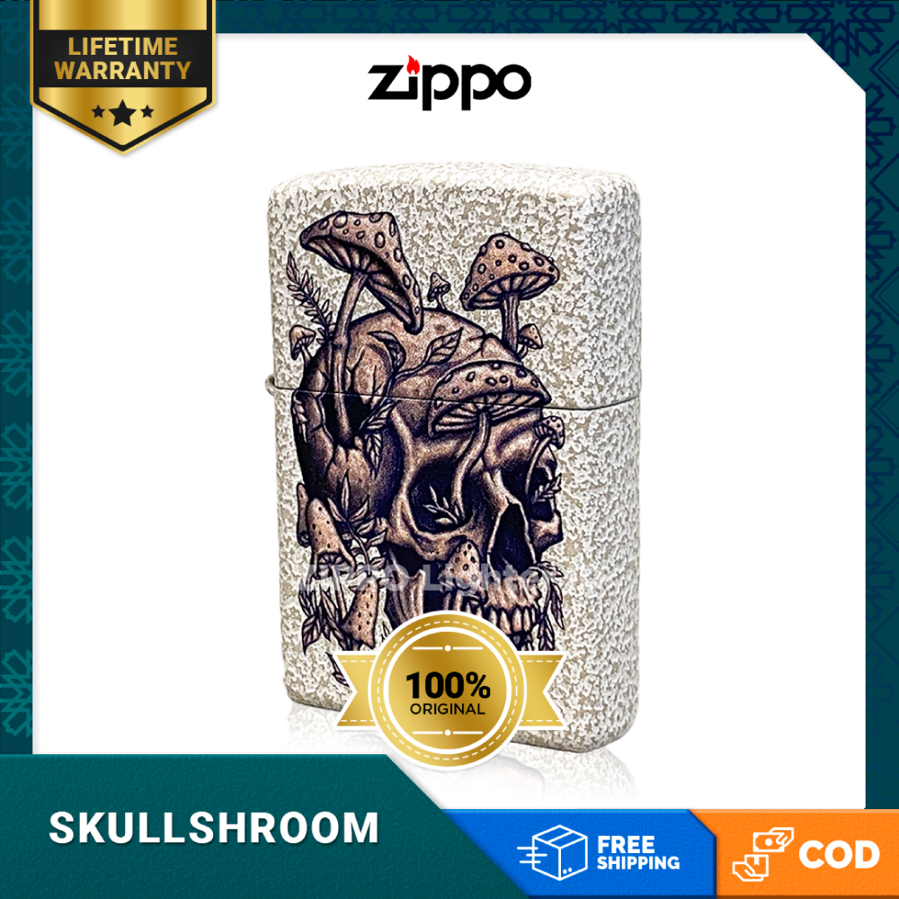 Jual Korek Api Zippo SkullShroom Design | Shopee Indonesia