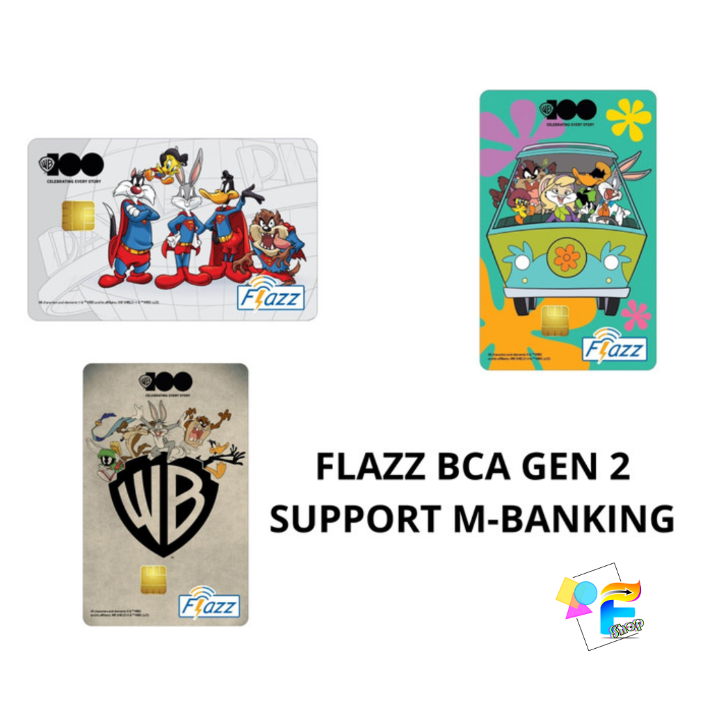 Jual Kartu eMoney eToll Flazz BCA gen 2 edisi Warner Bros | Shopee Indonesia