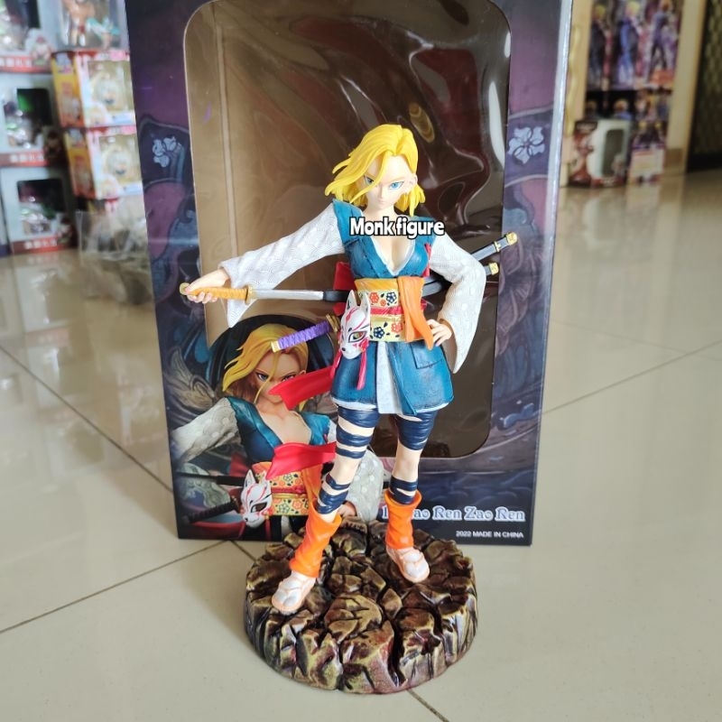 Jual Action Figure Dragon Ball - Android 18 Samurai Style | Shopee ...