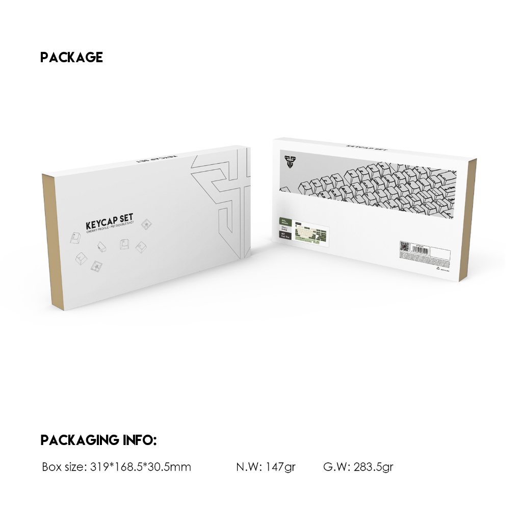 Jual Fantech Keycaps SET PBT Dual-Shot Vibrant Utility Profile ACK01 | Shopee Indonesia