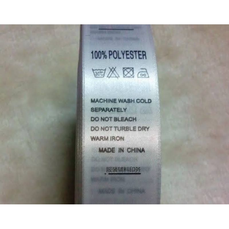 Jual label satin custom 4cm label nama label baju label hijab label ...