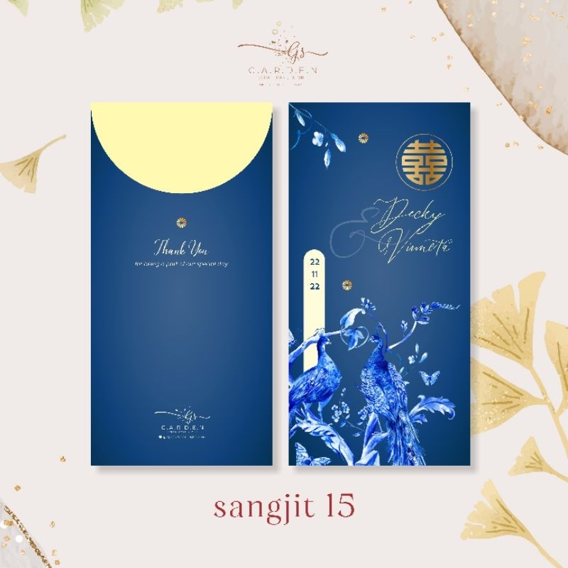 Jual [SANGJIT SERIES] CUSTOM NAMA / Amplop Sangjit / Amplop Thank You ...