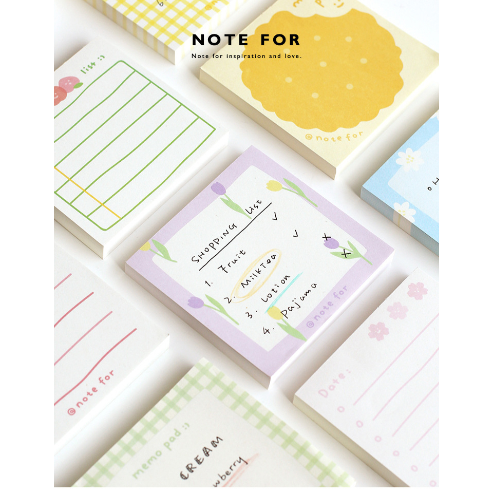 Jual Memo Soft ala Korea Notebook atau Notepad Lucu 100 Lembar | Shopee ...